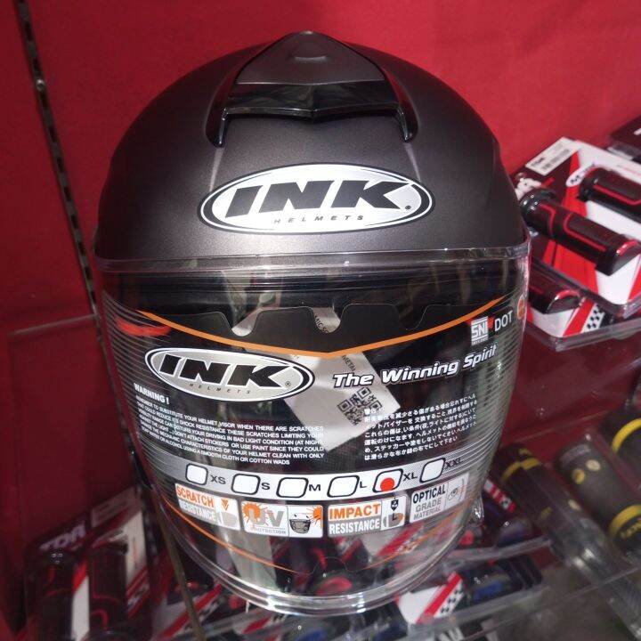 Helm INK Dynamic Gunmetal Doff Original INK | Lazada Indonesia