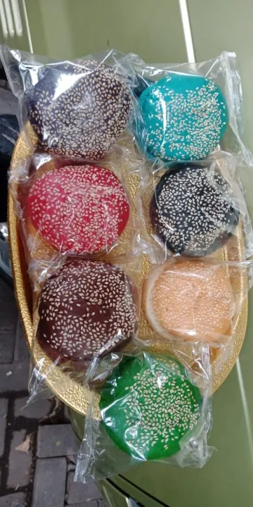 roti burger jumbo warna warni | Lazada Indonesia