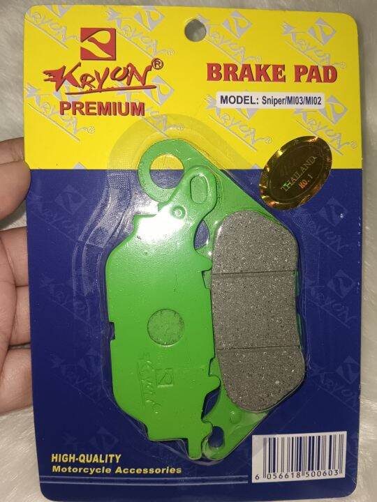 KRYON PREMIUM THAILAND BRAKE PAD FOR YAMAHA SNIPER 135 CLASSIC /MIO ...