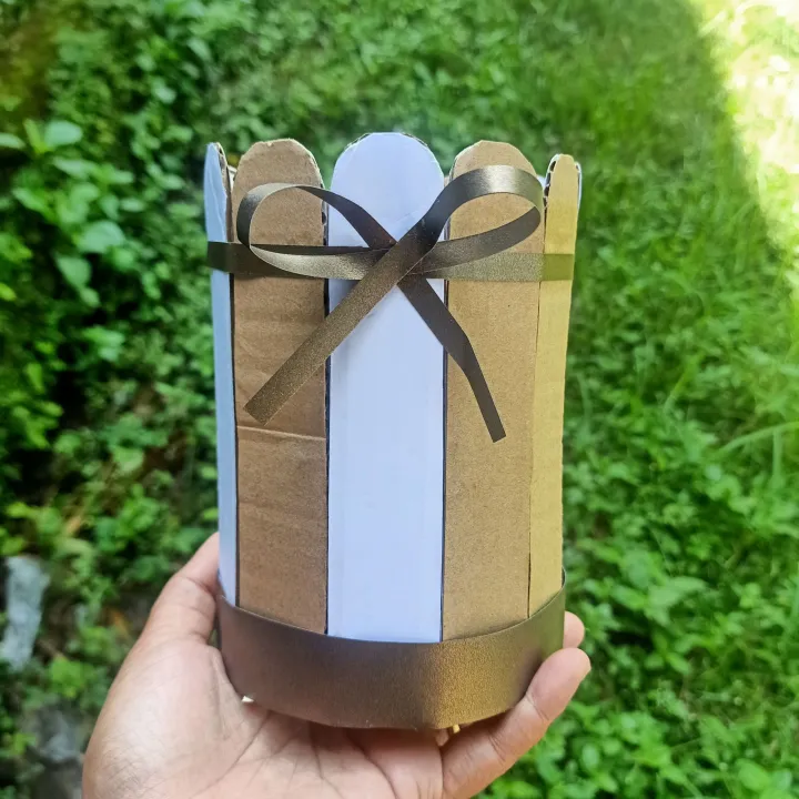 prakarya kardus celengan kardus kerajinan kardus daur ulang kardus ...