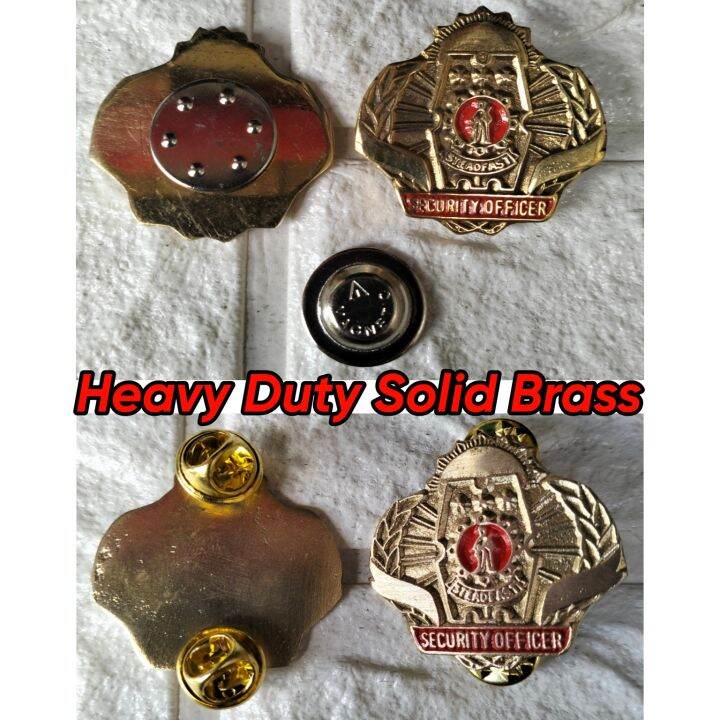 Heavy Duty Collar Pin for Security Officer | Lazada PH