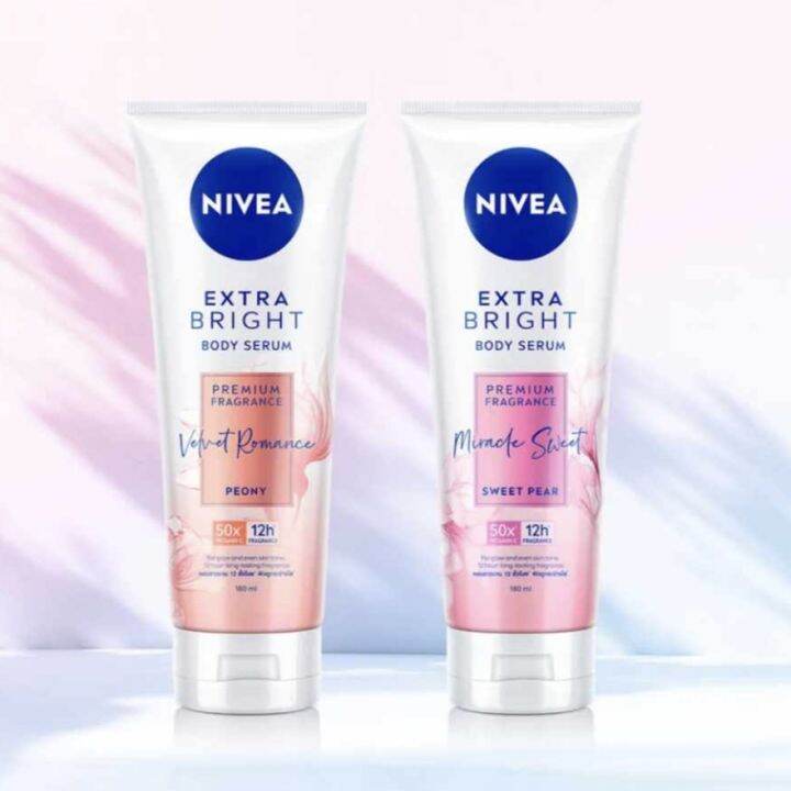 NIVEA Extra Bright Body Serum Premium Fragrance 180-320ml | Lazada.co.th