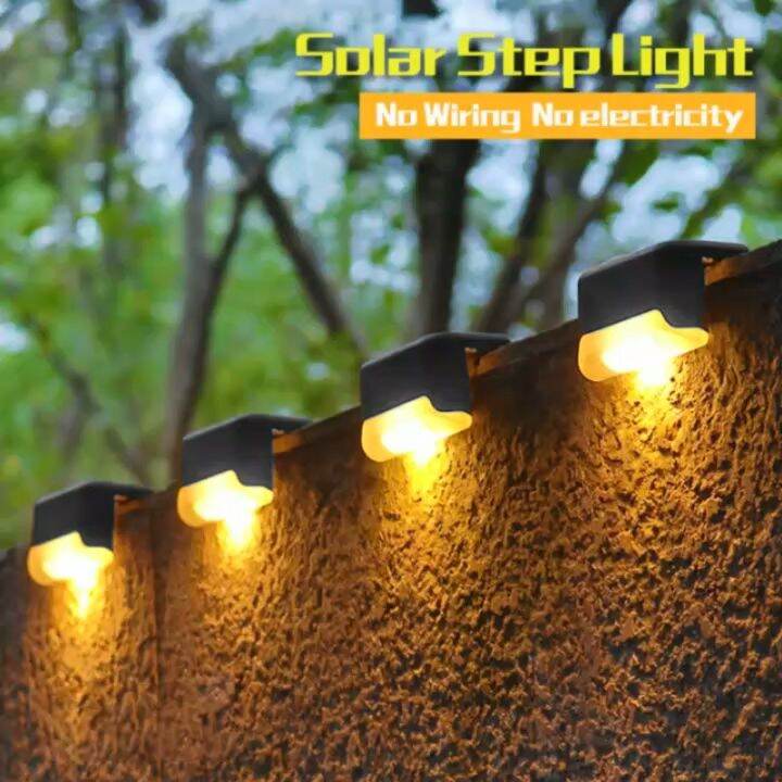 LED Solar Stair Light Waterproof Outdoor Garden Passage Courtyard ...