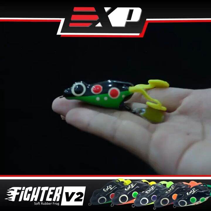 EXP Fighter Frog V2 Rubber Frog Soft Body Lure | Lazada