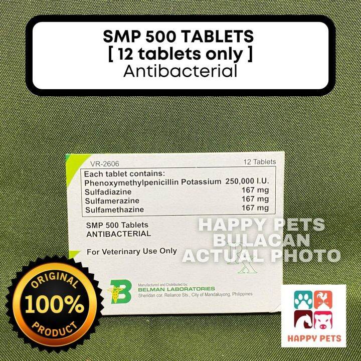 SMP 500 Tablets ( 12 tablets only ) | Lazada PH