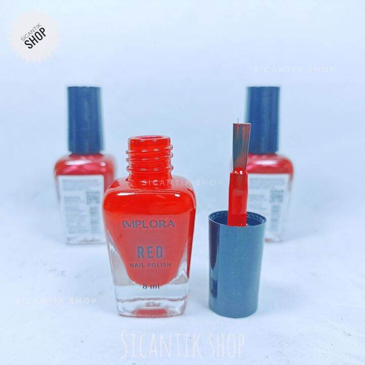Kutek Implora Merah 3 Pcs | Lazada Indonesia
