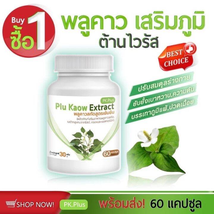 PK Plus Plu Kaow Extract (60แคปซูล) | Lazada.co.th