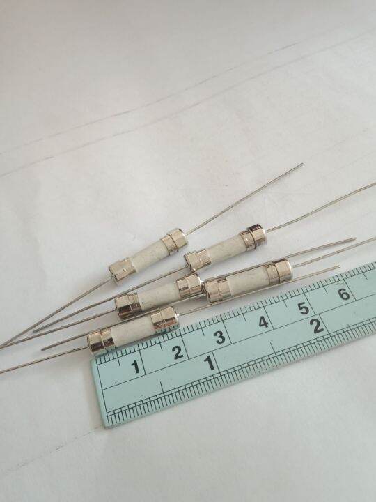 T5A H 250V FUSE 5A 250V T 5A H 250V ฟิวส์เซรามิกญี่ปุ่น 20มิล (แพ็ค10 ...