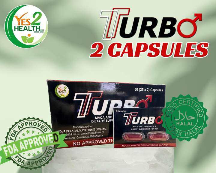 TURBO DIETARY SUPPLEMENT ( 2 Capsules) | Lazada PH