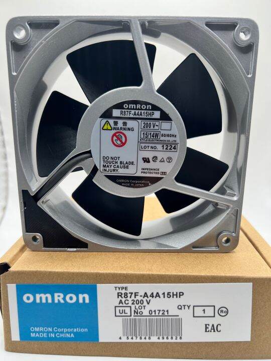 พัดลม omron R87F-A4A15HP AC 200 V ขนาด 120*120*38mm | Lazada.co.th