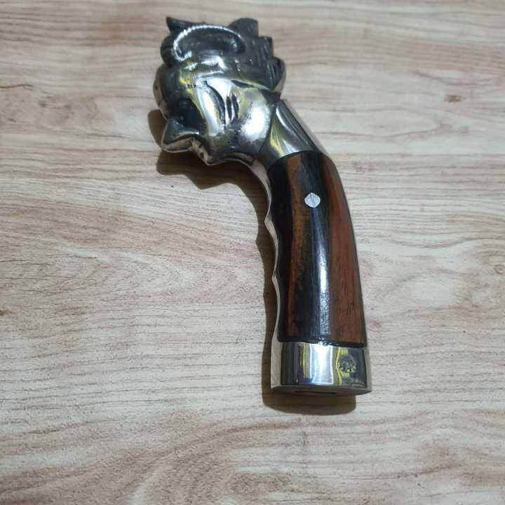 asesoris gagang golok/pisau motif wayang duralium alumunium tinggal ...