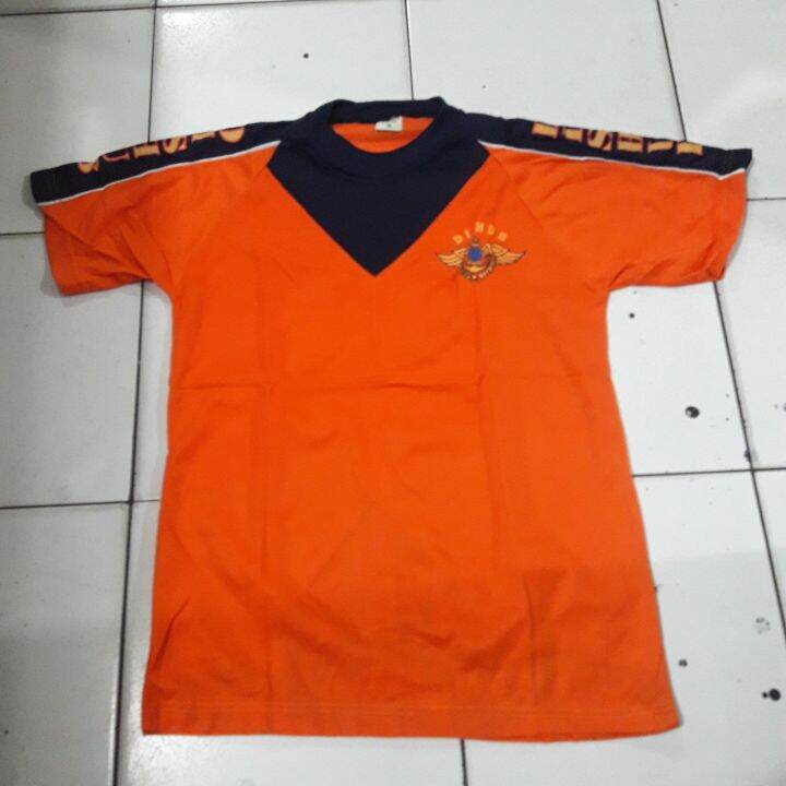 kaos kombinasi dishub orens/kaos dalam perhubungan logo tulisan/rehlan dishub oren/kaos dishub ...