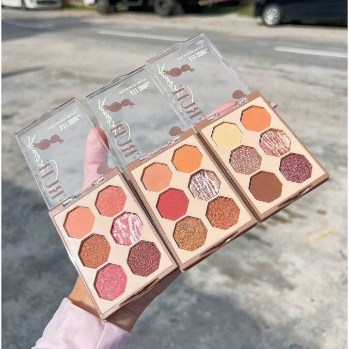 SFR COLOR EYESHADOW PALETTE COCNUT FRUIT MINI MAKEUP PALETTE 7621 | Lazada