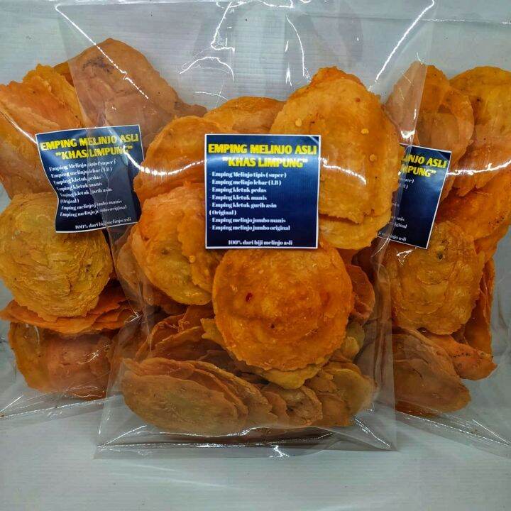 Emping Melinjo Mentah Rasa Pedas 500gr | Lazada Indonesia