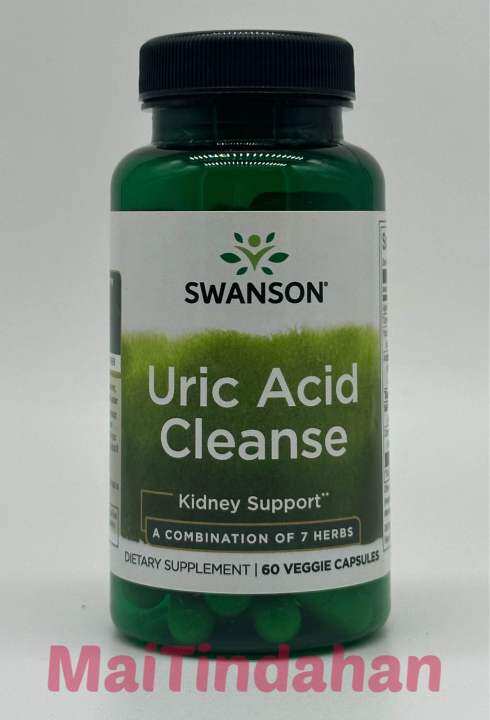 🇺🇸 Swanson Uric Acid Cleanse 60 veggie capsules | Lazada PH