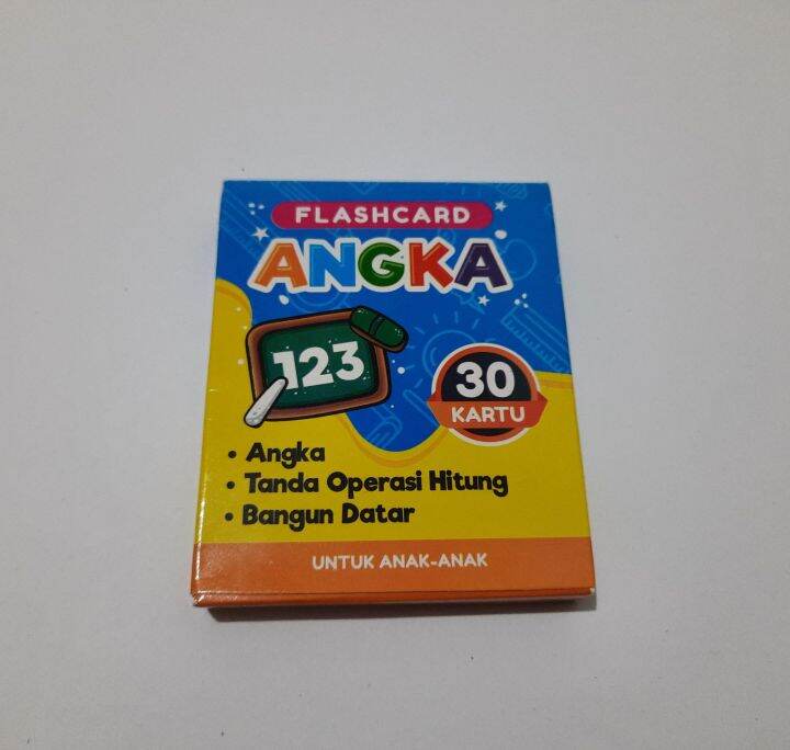 Flashcard Edukasi Angka 30 Kartu | Lazada Indonesia