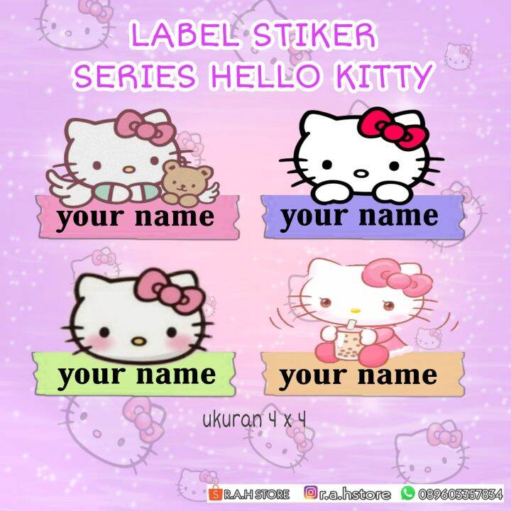 STIKER NAMA HELLO KITTY | Lazada Indonesia