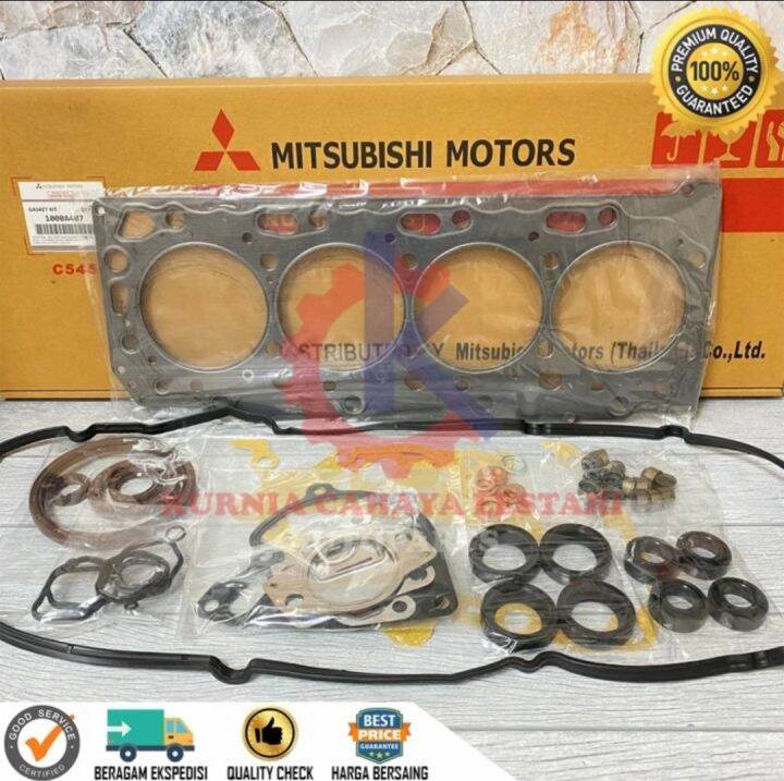 Paking Set Gasket Full Set 4D56T Mitsubishi Triton 2.5Cc 2500Cc Pajero Sport Plat (1000A407 ...