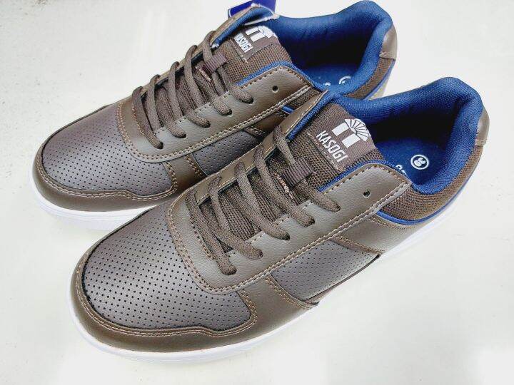 SEPATU SNEAKERS RINGAN FASHION KASOGI SHANGHAI COKLAT UKURAN 38-43 ...