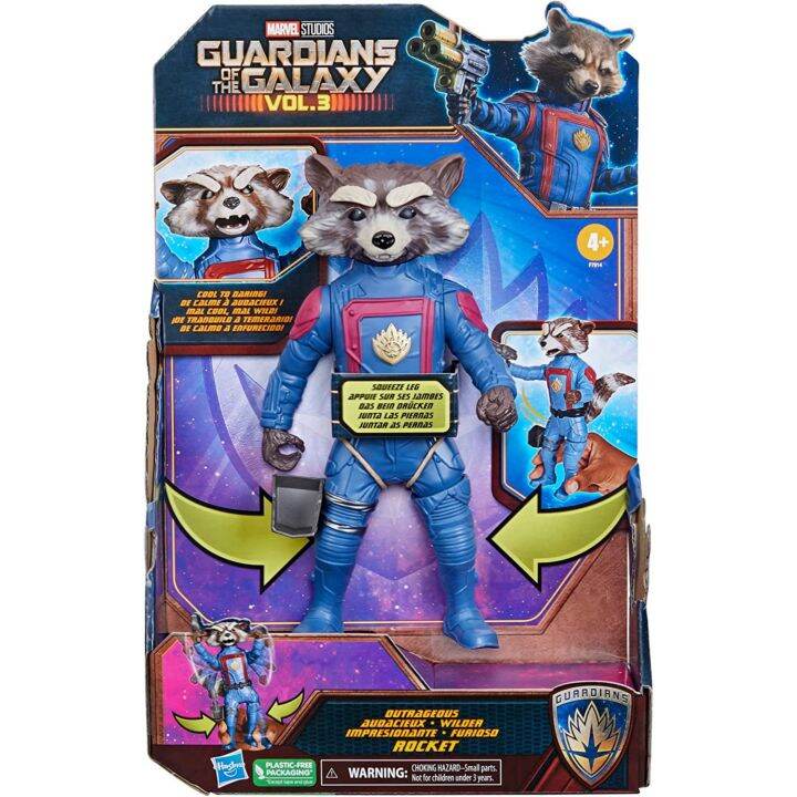 Marvel guardian of galaxy vol 3 rocket action figure original | Lazada ...