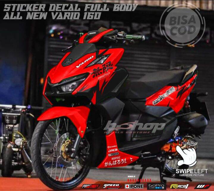 decal Vario 160 sticker variasi motor vario | Lazada Indonesia