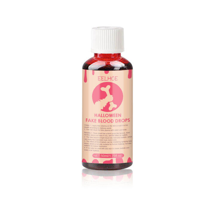 Eelhoe Realistic Fake Blood Props for Halloween Party Effects Scar Fake ...