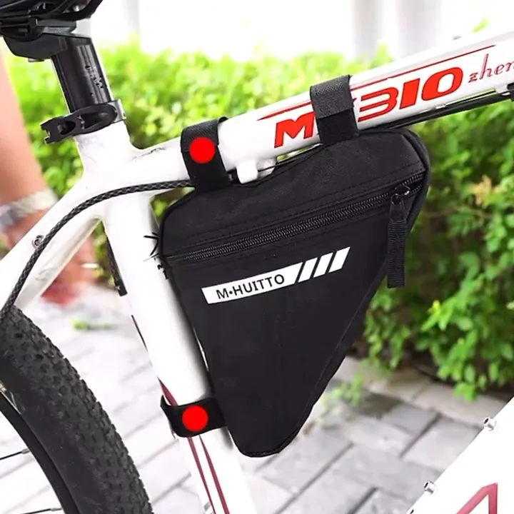 Bike Triangle Frame Bag Cycling Storage Bag Water proof Pouch Bag ...