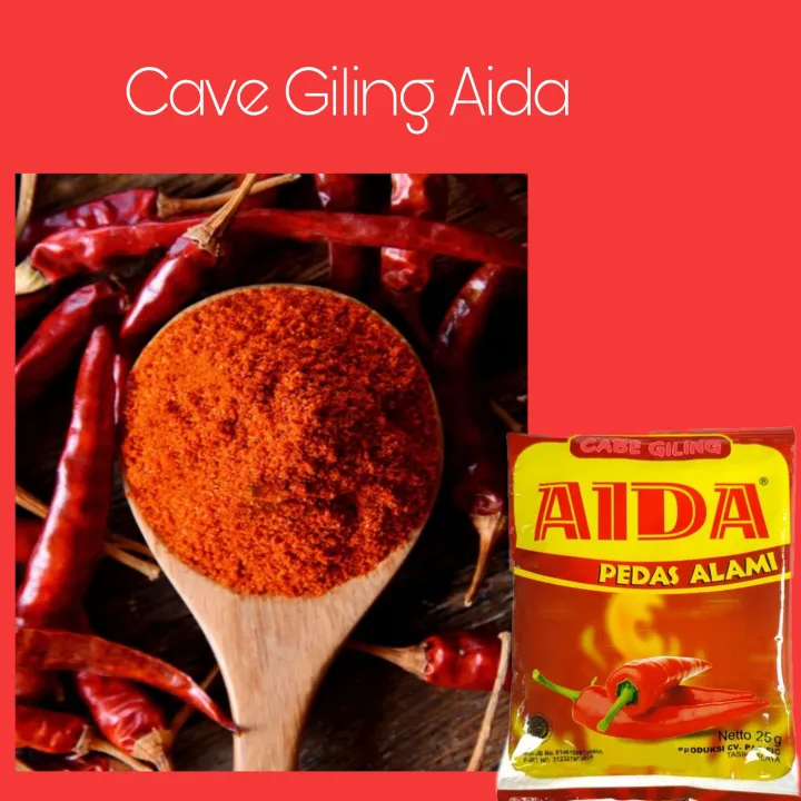 CABE GILING AIDA KEMASAN 25GR | Lazada Indonesia
