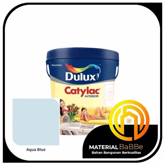Dulux Catylac Interior Aqua Blue 5 kg | Cat Dinding Dalam | Lazada ...