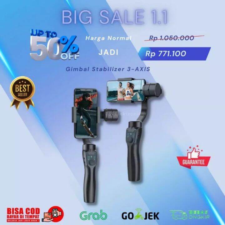 Gimbal Stabilizer 3 Axis Smartphon // Gimbal Hp 3 Axis | Lazada Indonesia