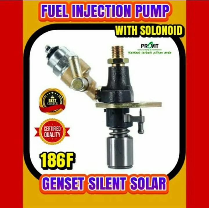 186F FUEL INJECTION PUMP WITH SOLONOID GENSET SILENT SOLAR | Lazada ...