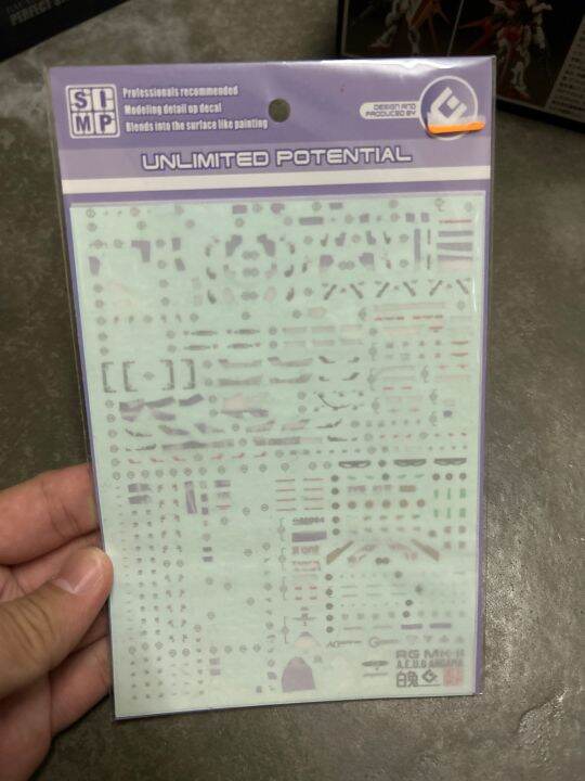 RG 1/144 mk2 aeug water decal | Lazada