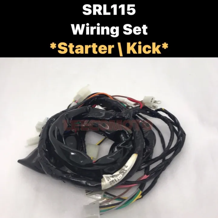 YAMAHA SRL115 WIRING ( KICK / STARTER ) // SRL 115 LAGENDA115 LAGENDA ...