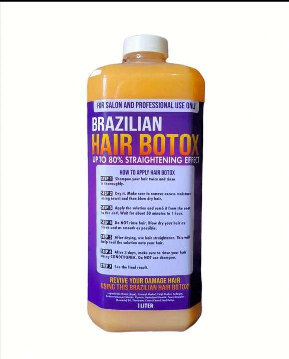 Brazillian Hair Botox 1L with free 100ml | Lazada PH