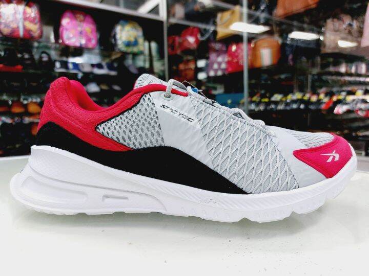 SEPATU RUNNING SPOTEC SEPATU LARI SPOTEC ROSSI ABU MERAH UKURAN 40-41 ...