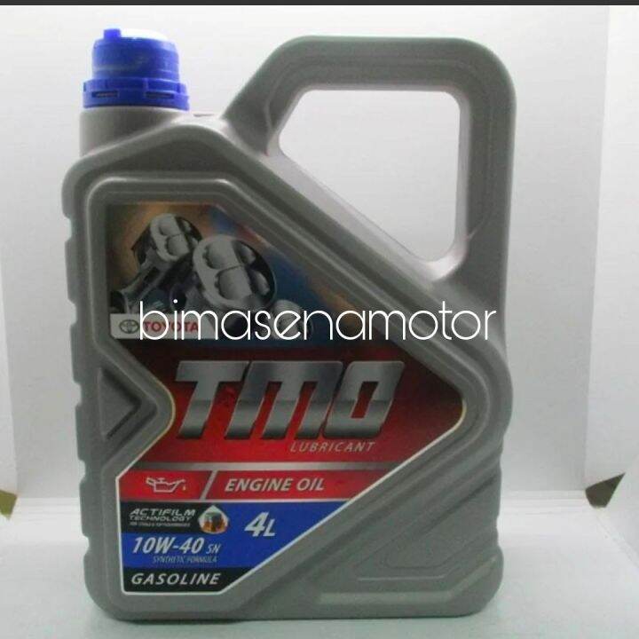 oli mesin toyota bensin TMO 10W-40SN galon 4L | Lazada Indonesia