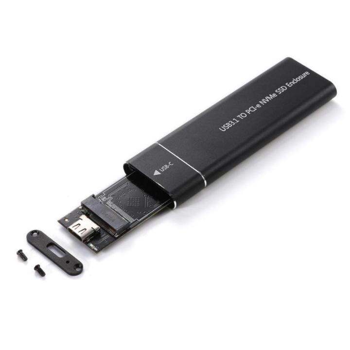 M.2 NVMe SSD Enclosure Adapter 10Gbps USB C 3.1 Gen2 NVMe Case External ...