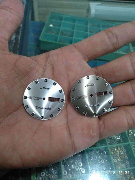 Dial jam tangan mido silver dan abuabu | Lazada Indonesia