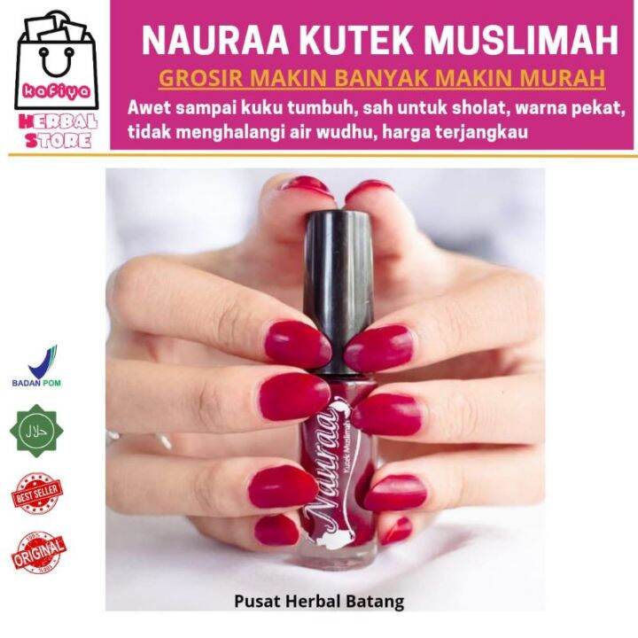 { AWET SAMPAI KUKU TUMBUH } NAURAA KUTEK MUSLIMAH / NAURA / TUFFAH / Henna Kitek Kuku Halal ...