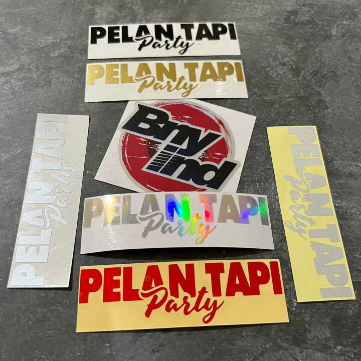 STICKER PELAN TAPI PARTY CUTTING | Lazada Indonesia