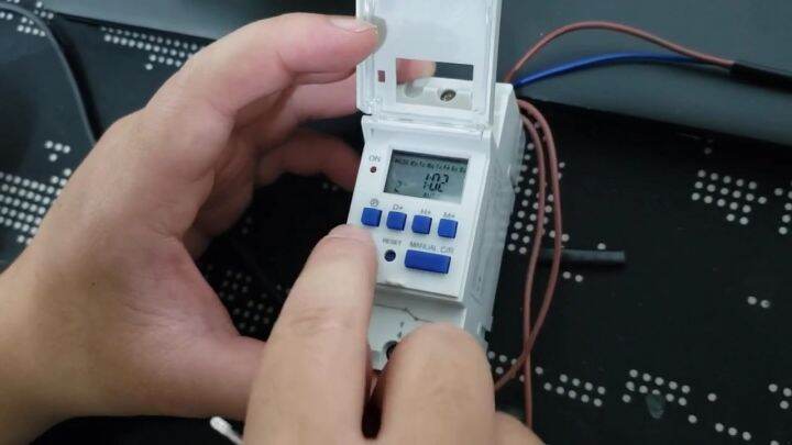 Cod Cepat Mcb Timer Programmable Switch Relay Otomatis Digital Lampu Pompa Air 16a 220v 2000w