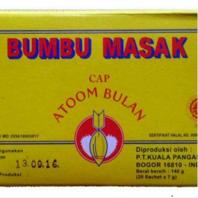 BUMBU ATOM BULAN 1 KOTAK ISI 20 | Lazada Indonesia