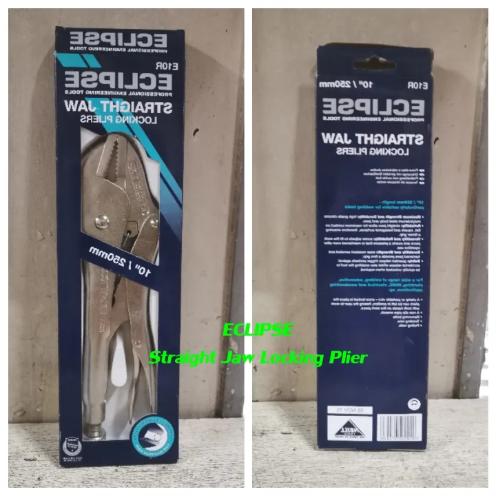 ECLIPSE LOCKING PLIER E10R STRAIGHT JAW 10 ECLIPSE LOCKING PLIER E10R STRAIGHT JAW 10