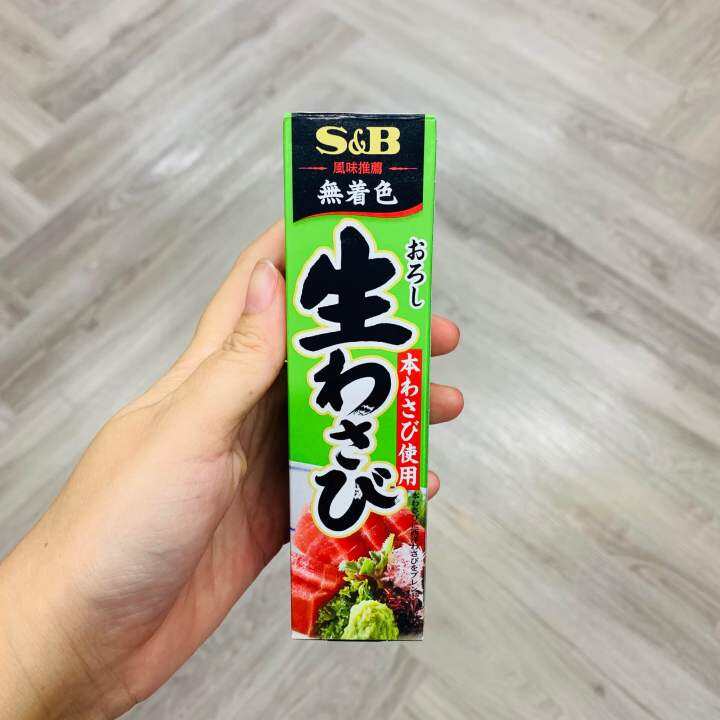 S&B Oroshi Nama Wasabi วาซาบิบดปรุงรส ตรา S&B (เอสแอนด์บี) นำเข้าจากญี่ปุ่น ขนาด 43g วาซาบิ จิ้ม ...