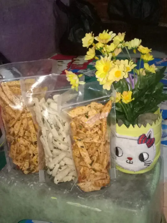 Basreng pedas daun jeruk / basreng original daun jeruk / basreng stik ...