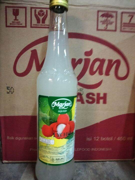 Sirup Marjan Squash Leci 450ml | Lazada Indonesia