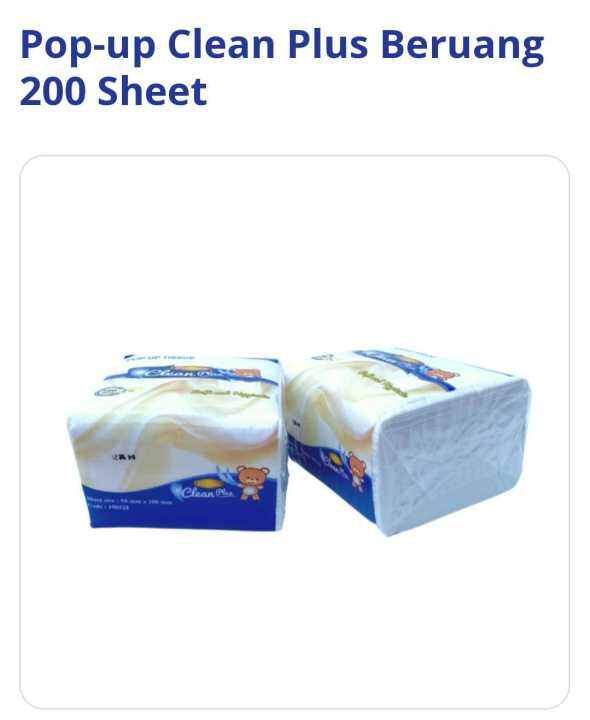 tissue facial pop up 200 sheet 2ply kemasan praktis | Lazada Indonesia