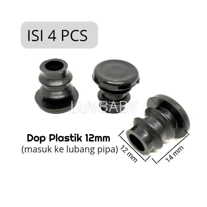 (4 pcs) Dop Plastik Ulir Tutup Lubang Pipa 12mm | Lazada Indonesia