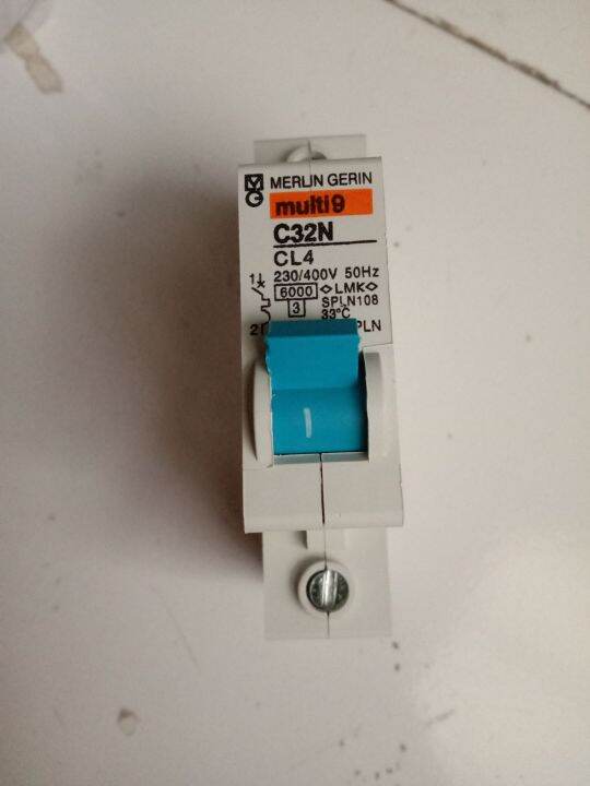 mcb merlin gerin multi 9 c 32n anti jeklek cl 4 amper | Lazada Indonesia