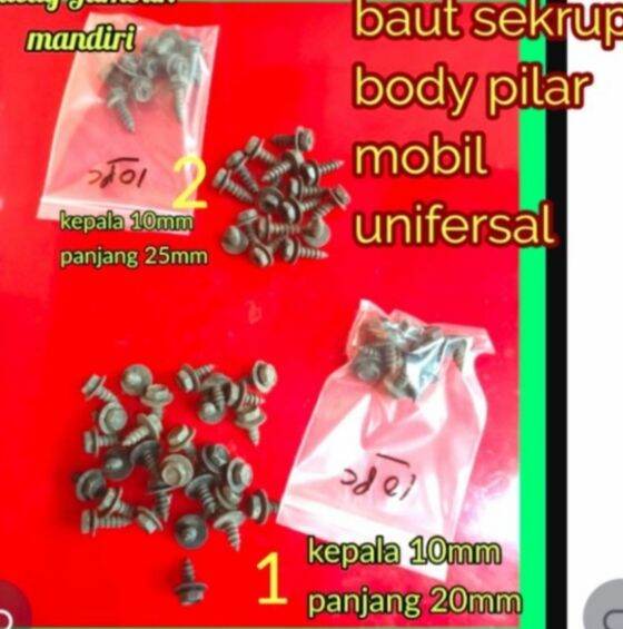 Baut Ulir Sekrup Doortrim Panel Mobil | Lazada Indonesia